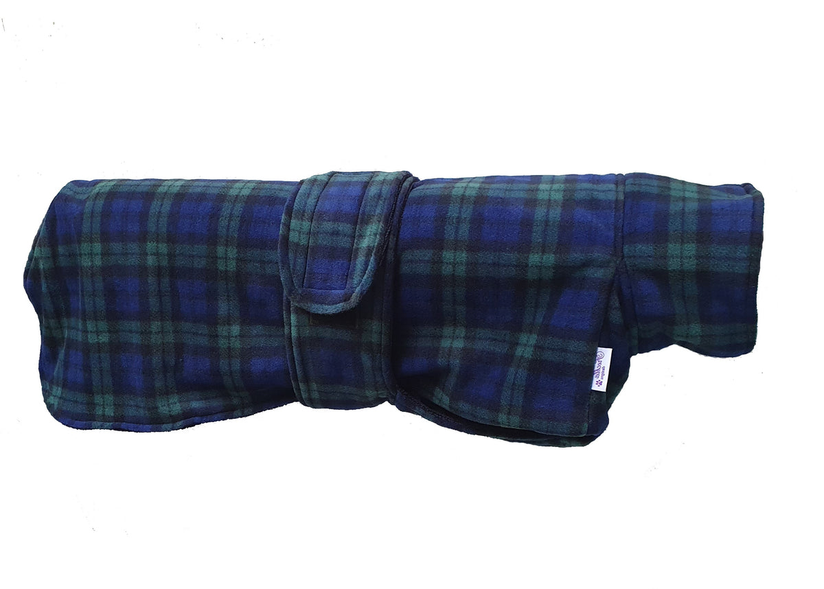 NESS DOG DRYING COAT - BLACKWATCH – Freckles Designs