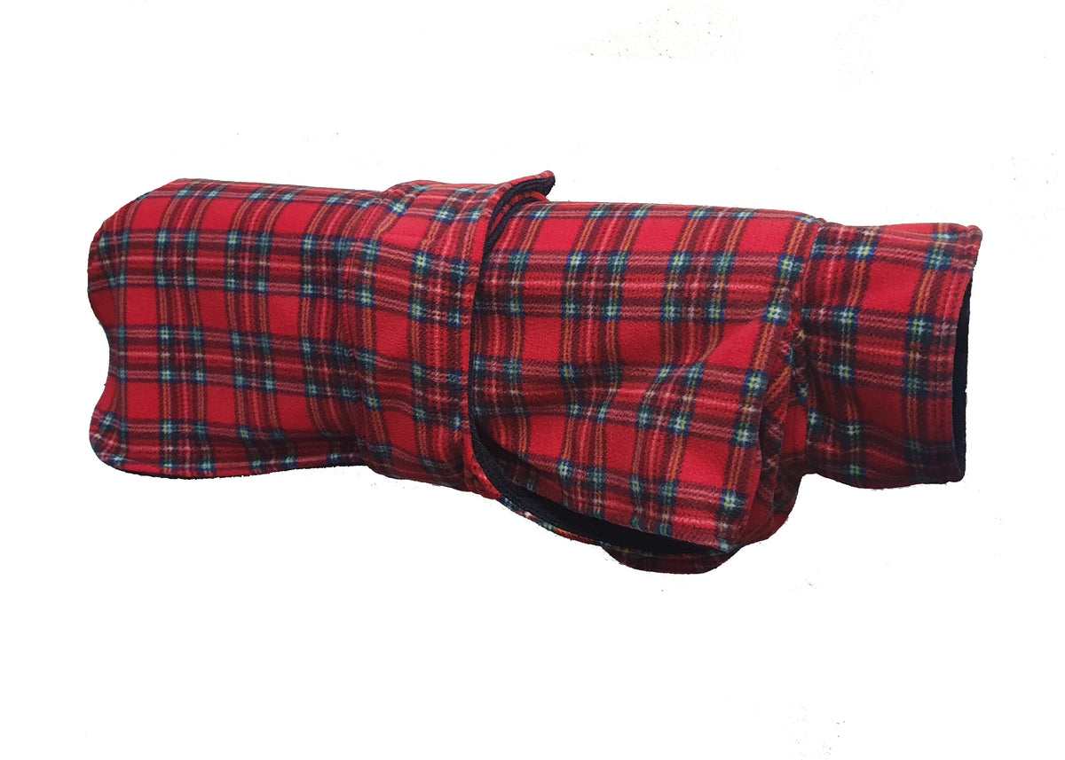 NESS DOG DRYING COAT - STEWART TARTAN – Freckles Designs