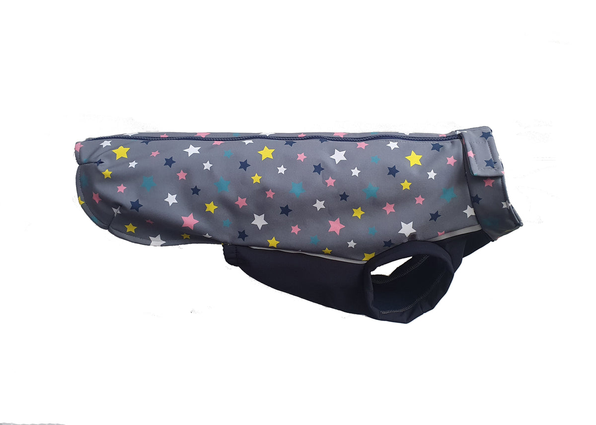 TULLA ZIP SOFTSHELL - STARS (CUSTOM SIZE) – Freckles Designs